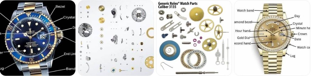 Rolex Watch Parts & Diagram | EyeOnWatch.com